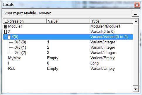 Understanding the ParamArray